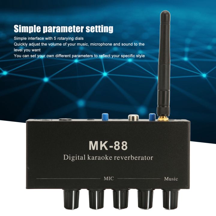 Karaoke Reverber Karaoke Mixer 5 Rotating Dials Light Weight Aluminium ...