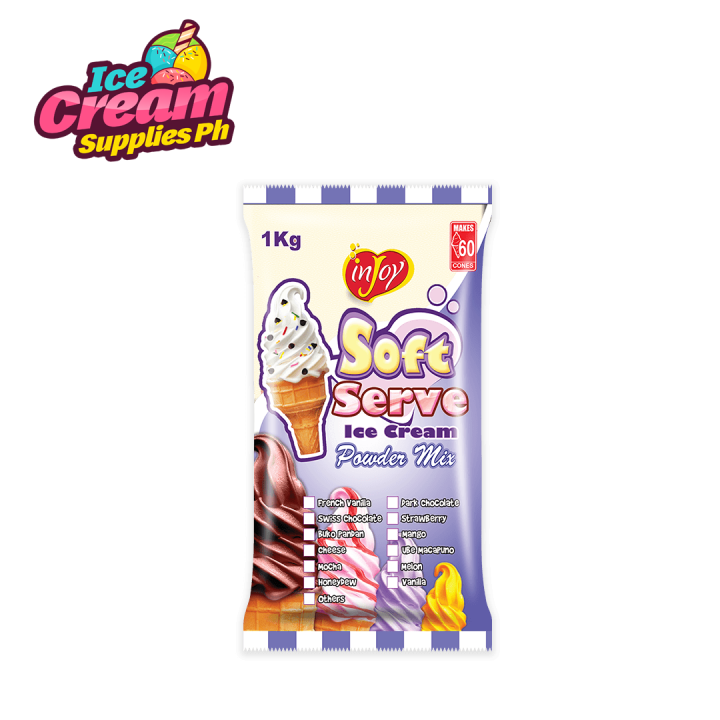 inJoy Vanilla Soft Serve Ice Cream Powder 1kg | Lazada PH