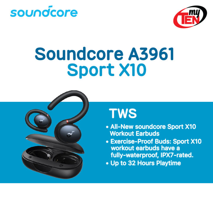 Soundcore (A3961) Sport X10 | Lazada