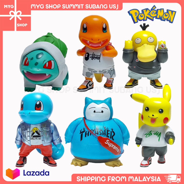 [OEM] Pokemon Pikachu Squirtle Charmander Snorlax Psyduck Bulbasaur ...