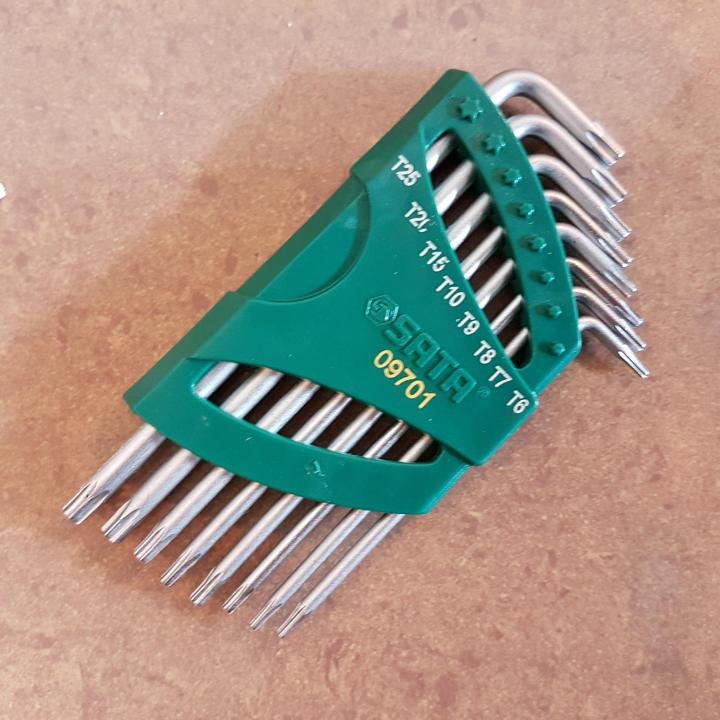 Sata 09701 8pcs Extra Torx Key Set ID338583 | Lazada