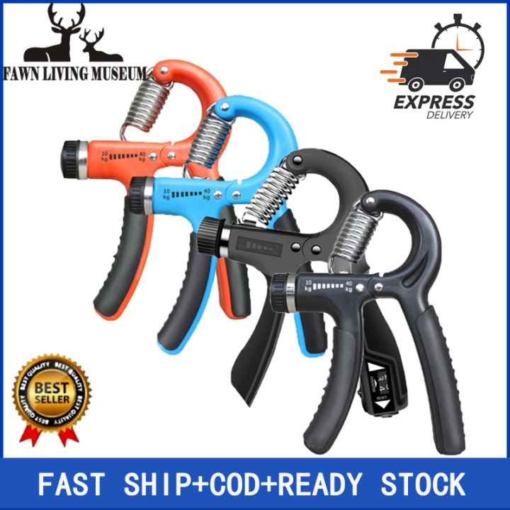 Adjustable R-Shape Hand Grips Strength Exercise Strengthener Gripper ...