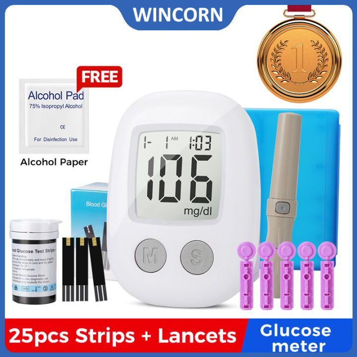KH200 Glucometer Kit with Strips and Lancets Glucometer 3 In 1 ...