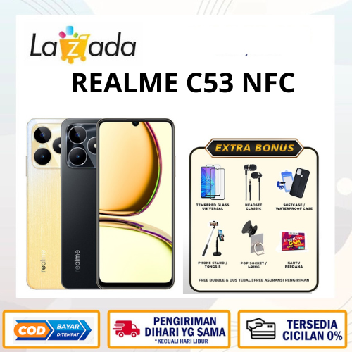 realme C53 6/128GB -33W SUPERVOOC Charge | 5000 mAh | NFC |50MP | Lazada Indonesia