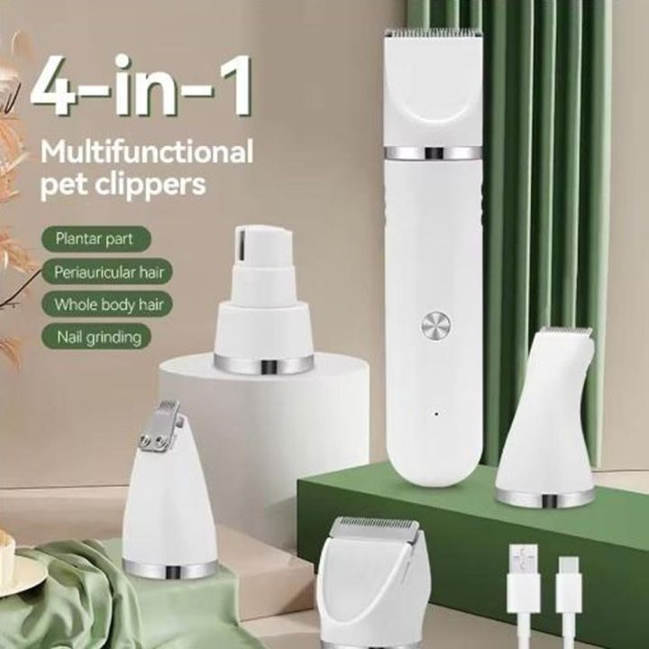 MARQUE 4 lưỡi dao khác nhau Máy cạo lông thú cưng điện 4 trong 1 Công ...