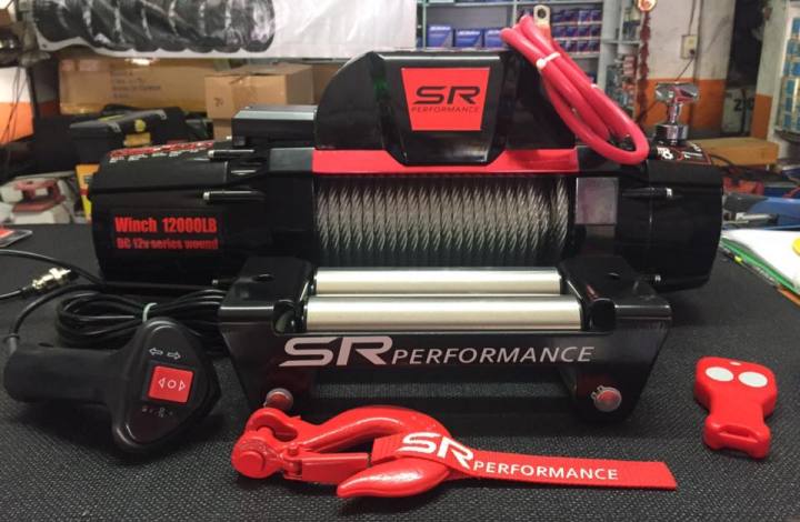 SR Power Winch electric Premium winch motor recovery offroad 4x4 12 ...