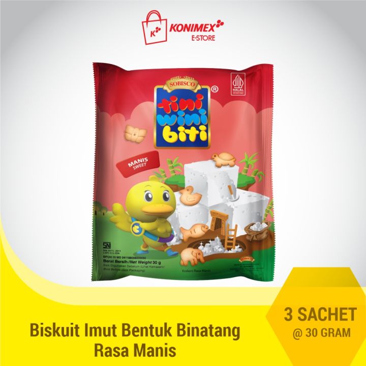 Tini Wini Biti biskuit anak Manis 30 g 3 sachet - biskuit bentuk ...