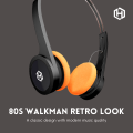 H-Audio Replay: Wireless Retro Bluetooth Touch Sensor Headphone with ...