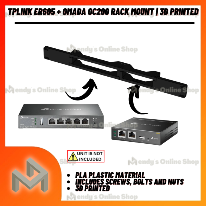 TPLINK ER605 + OC200 Rack Mount Ears | 3D Printed | Lazada PH