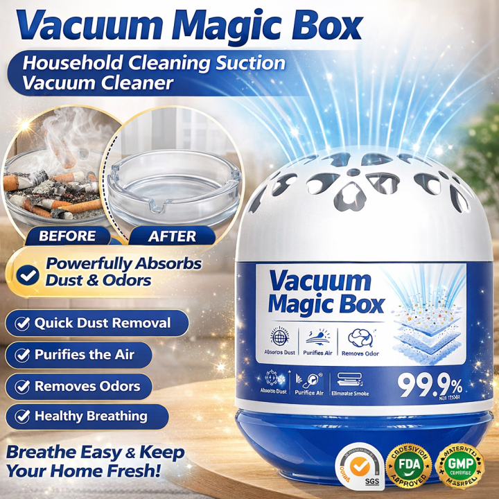 【Dust Buster】Powerful Dust Extraction Magic Box Dust Suker Super ...