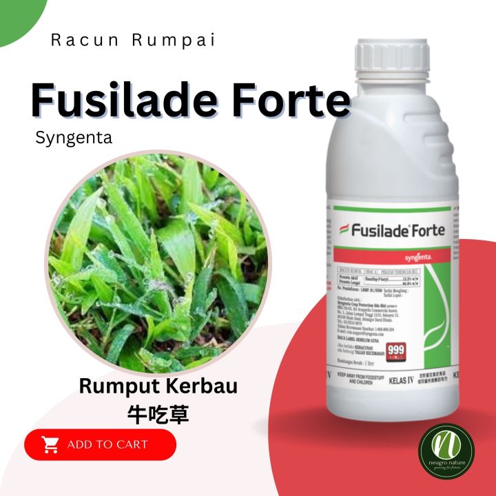 Herbicide FUSILADE FORTE Syngenta Original to control Rumput Kerbau ...