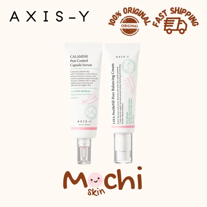 AXIS-Y Calamine Pore Control Capsule Serum / LHA Peel & Fill Pore ...