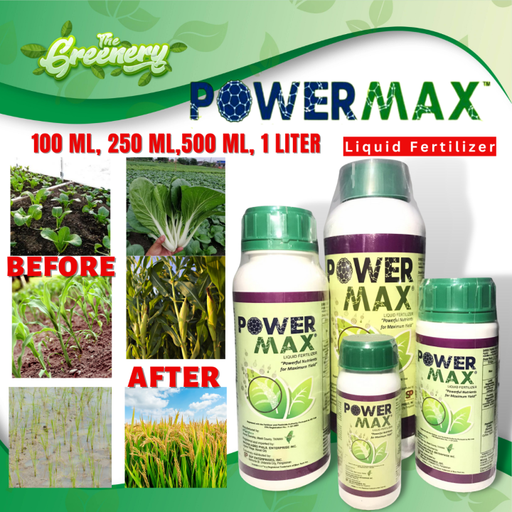 POWERMAX 100ML LIQUID FERTILIZER BY: S&P ENTER. | Lazada PH