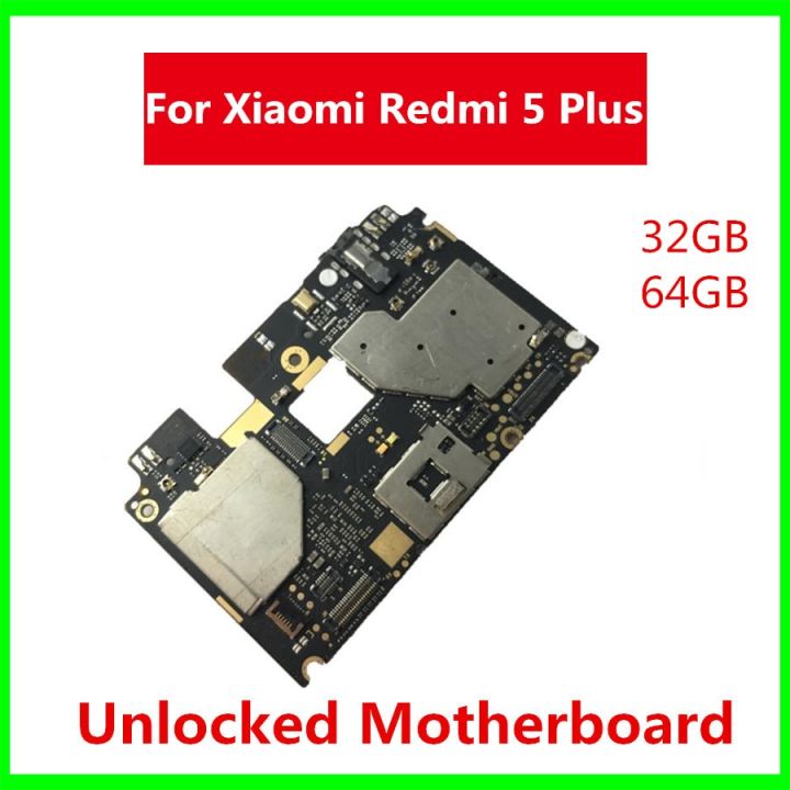 Factory Unlocked Motherboard For Redmi 5 Plus Original Mainboard 32GB ...