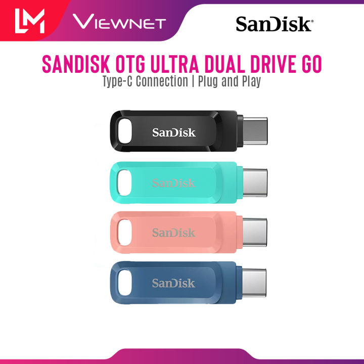Sandisk OTG Ultra Dual Drive Go USB Type-C with 150MB/s Read, Plug and ...