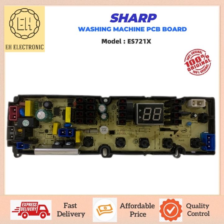 ES721X Sharp Washing Machine PCB Board *ORIGINAL* | Lazada