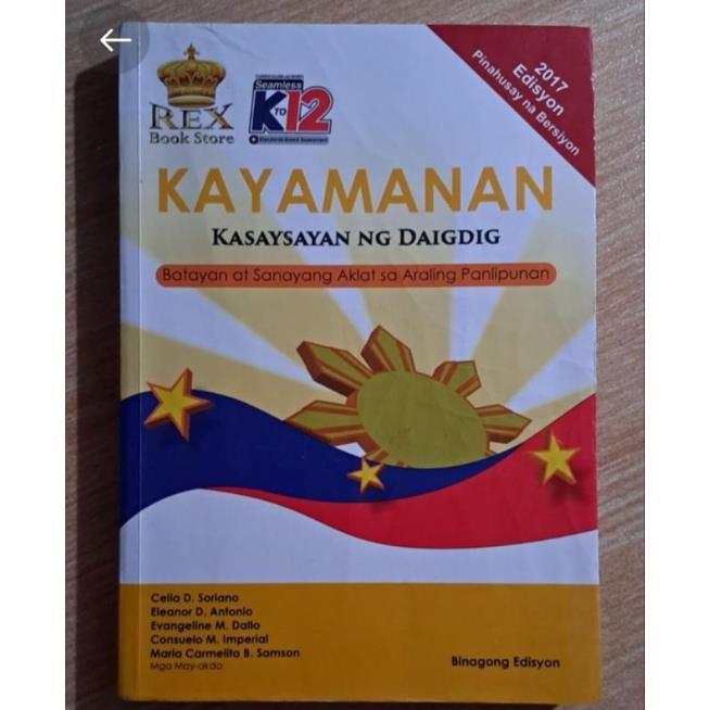 book Kayamanan Araling Panlipunan 7 to 10 Rex pub preloved | Lazada PH