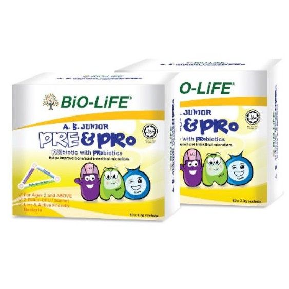 Bio-Life AB Junior Pre & Pro (50x2) Prebiotic Probiotic | Lazada