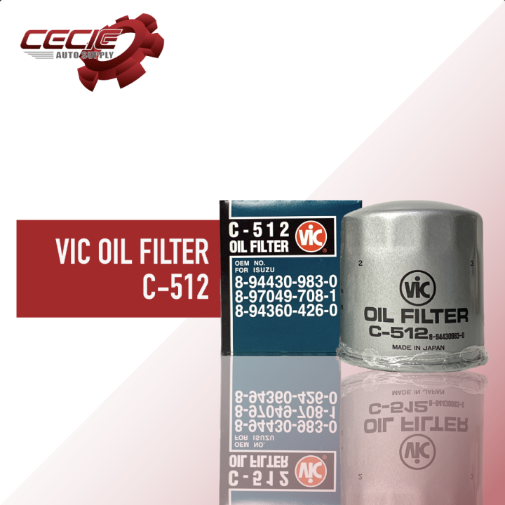 Vic Oil Filter C-512 | Lazada PH