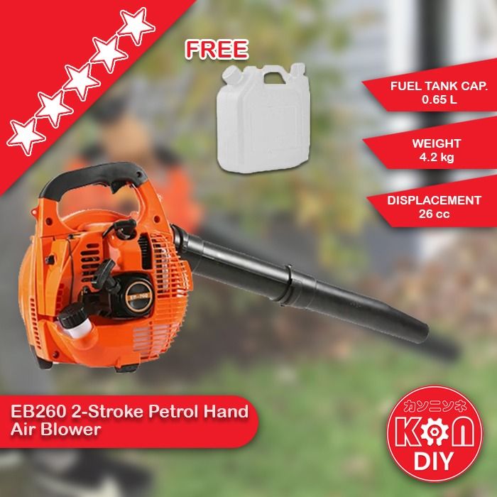EB260 Petrol Hand Air Blower Powerful Wind Blower Angin Daun EB-260 2-Stroke | Portable One Hand ...