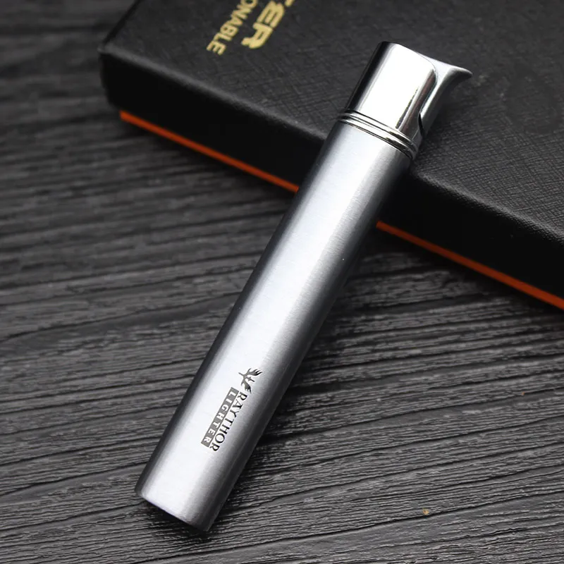 Raythor Metal Lighter Handy Slim Lighter Refillable Pocket Size Lighter ...