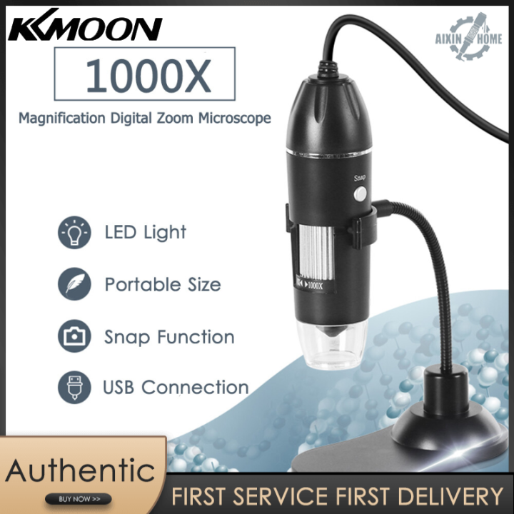 Digital Zoom Microscope USB Handheld & Desktop Magnifier 0.3MP Camera 8 ...