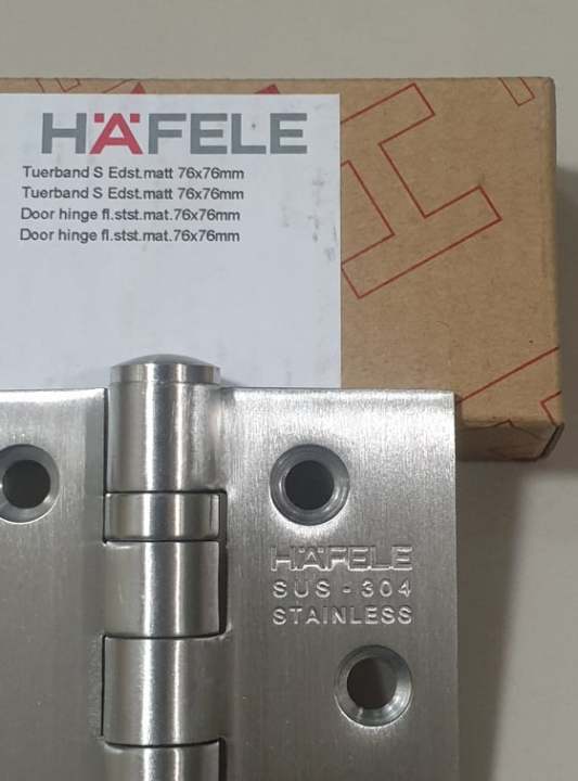 Hafele door hinge 3"x3" stainless steel SUS304 (1piece) | Lazada PH