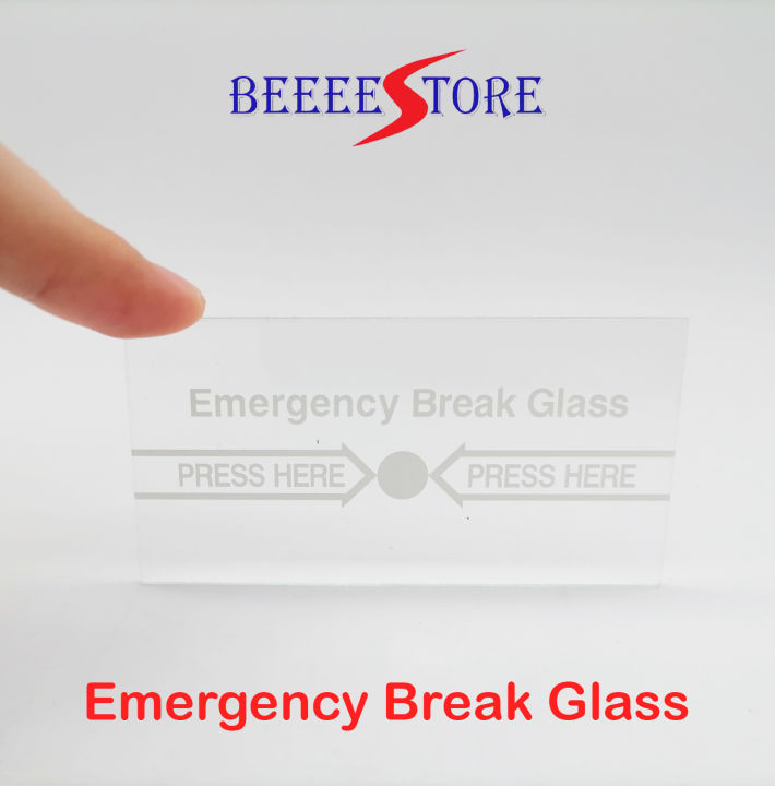 Emergency Break Glass (Glass Only ) | Lazada