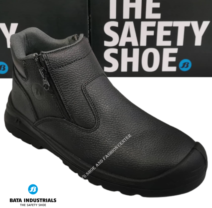 ORIGINAL BATA INDUSTRIAL Dual Zipper Safety Boot Shoes 988-8002 Lunar ...
