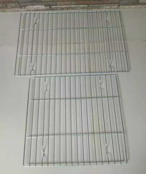 Cooling rack kotak alumunium 30x30 cm kokoh rak pendingin kue | Lazada ...