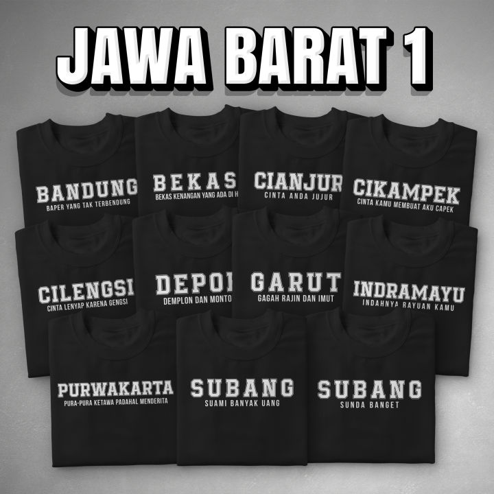 Cocol Store - Kaos Nama Kota Jawa Barat (1) | Lazada Indonesia Cocol Store - Kaos Nama Kota Jawa Barat (1) | Lazada Indonesia