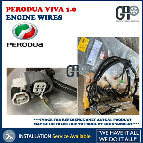 PERODUA VIVA 1.0 AT ENGINE WIRES FULL SET ENGINE WIRING TO ECU 82121 ...