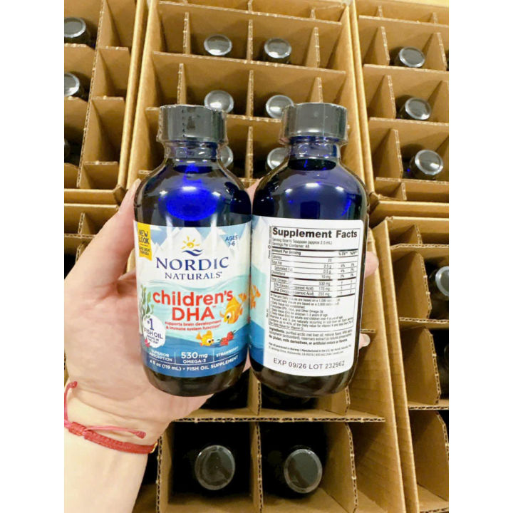 ( Mẫu mới) Children's DHA Nordic Naturals cho bé từ 1 - 6 tuổi - chai ...