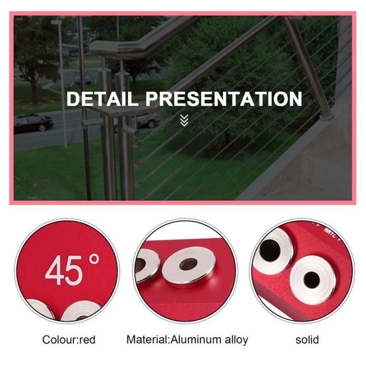 30/45/90° Angle Drill Hole Guide Jig for Angled and Straight Hole,Cable ...