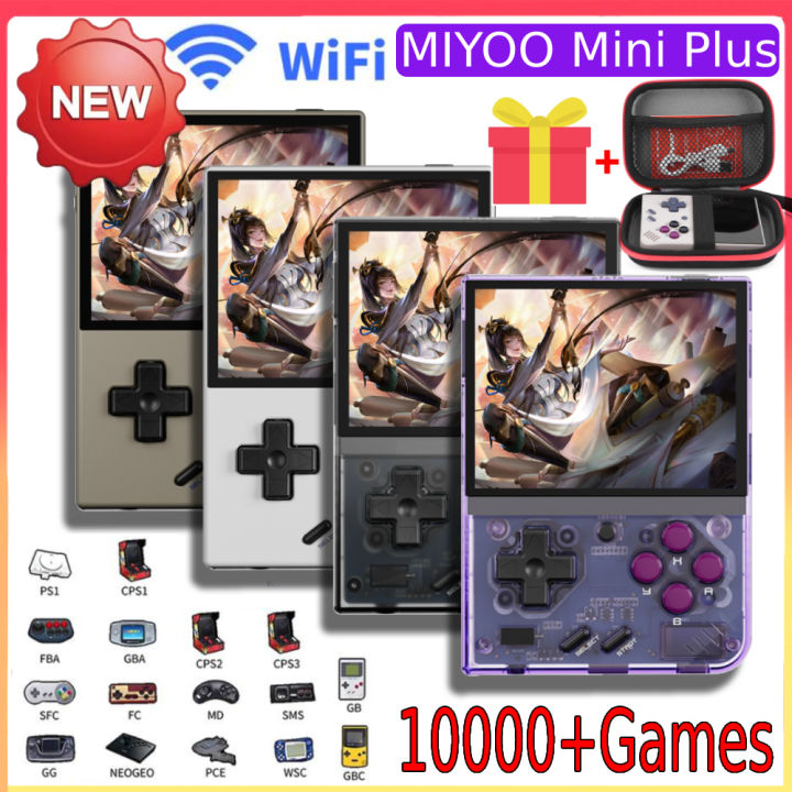 MIYOO Mini Plus V3 3.5Inch Portable R Handheld Game Console 10000 Games ...