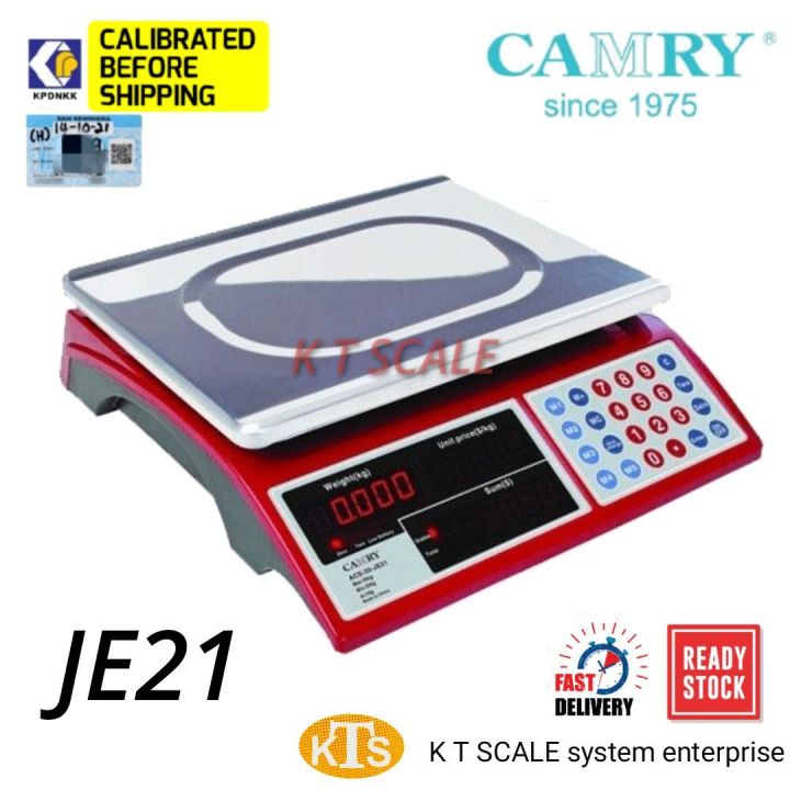 ORIGINAL 30KG CAMRY DIGITAL PRICING SCALE JE21 | Lazada