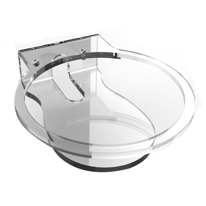Transparent Wall Mount Acrylic Holder Space Saving Bracket Shelf for ...