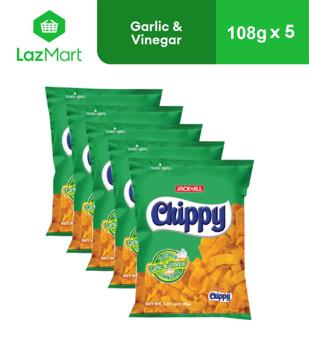 Chippy Garlic & Vinegar 108g - Pack of 5s | Lazada PH