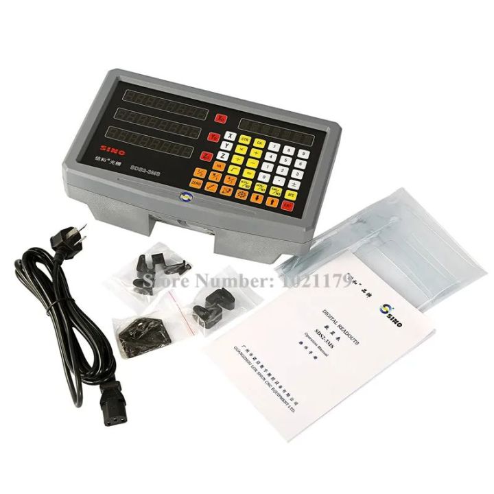 New Arrival SINO SDS3MS 3 axis digital readout DRO kit Lathe Milling ...