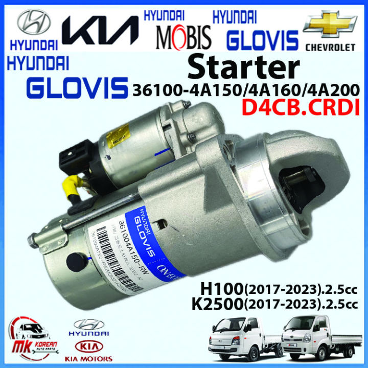 [HYUNDAI GLOVIS] Starter for D4CB.CRDI. H100(2017-2023. 2.5cc), K2500 ...