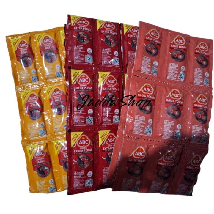 ABC Saos Sachet - Sambel Sachet - Saos Sambal | Lazada Indonesia