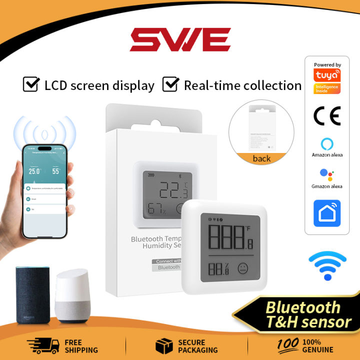 SWE BluetoothThermometer and Hygrometer,Smart Temperature Monitor ...