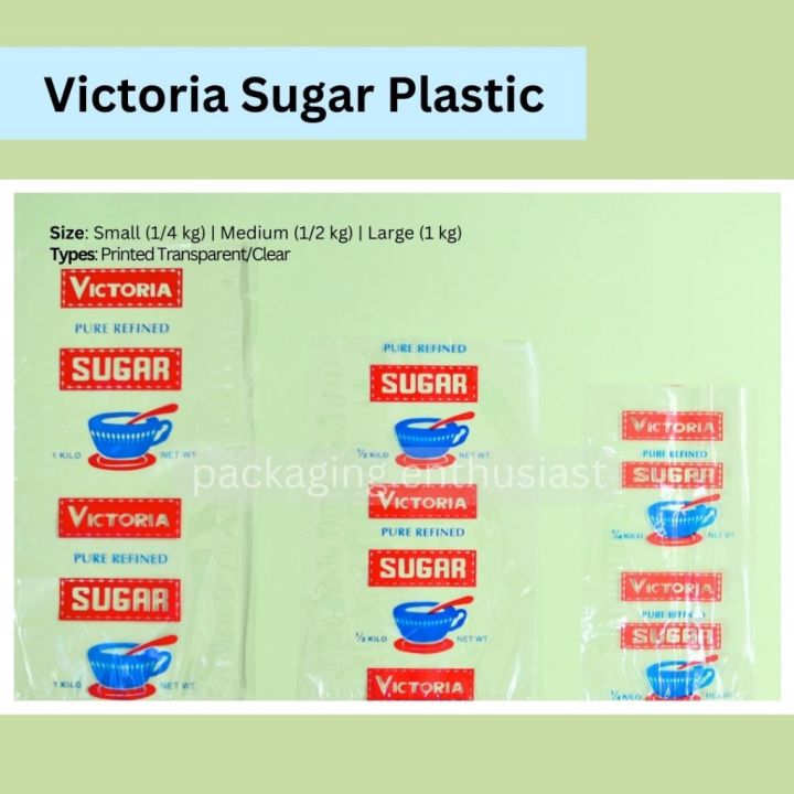 COD ♈ ☇Victoria Sugar Bag PLASTIC WRAPPER (14 Kilo Sugar, 12 Kilo Sugar ...
