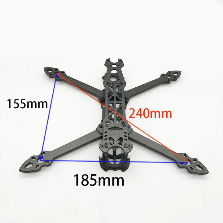 MAK4 5-inch crossing UAV FPV flower aircraft frame explosion-resistant ...
