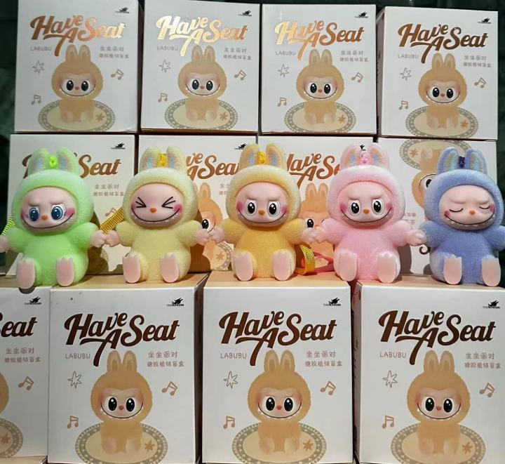 กล่องจุ่ม ลาบูบู้ Labubu macaron V2 Have a seat | Lazada.co.th