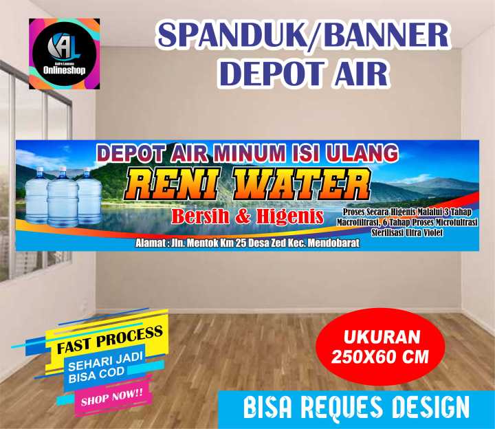 Spanduk Banner Depot Air Isi Ulang | Lazada Indonesia