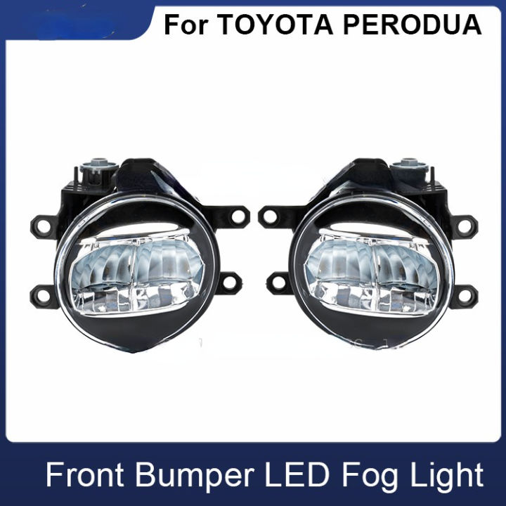 For TOYOTA Perodua LED Fog Lamp Fog Light For TOYOTA【Vios/Yaris/Altis/Camry/Estima/Vellfire ...
