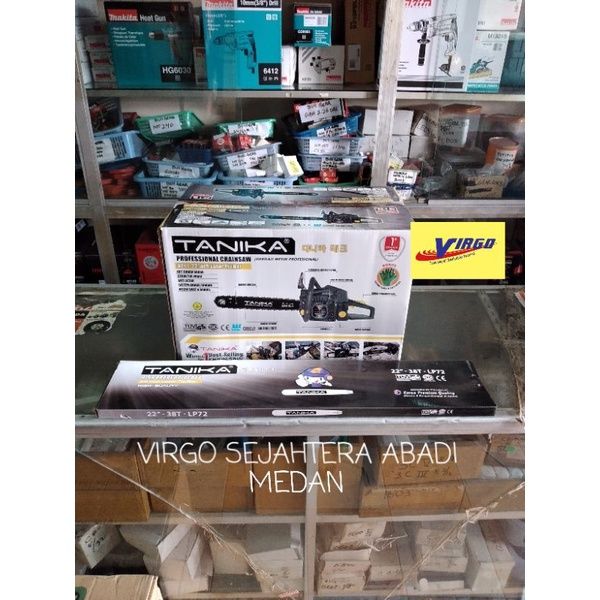 TANIKA 007 CHAINSAW SENSO CHAIN SAW GERGAJI POTONG KAYU 2 TAK HEAVY ...
