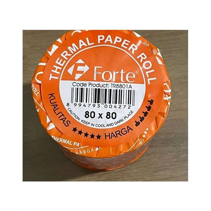 KERTAS TERMAL ROLL MERK FORTE | 80X80 | 57X47 | 57X30 | KERTAS STRUK ...