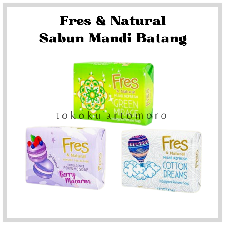 Fres & Natural - Sabun Mandi Batang Segar Sepanjang Hari - Berry ...